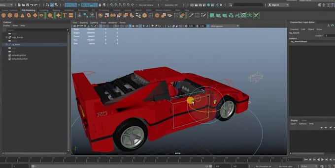 Rig 3d lego car, 3d futuristic car design, afol lego, moc design,fivem ...