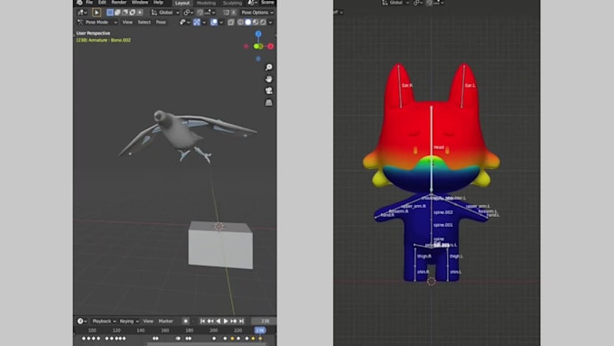 Create stunning 3d rigging and animation by Nextgen_studio_ | Fiverr