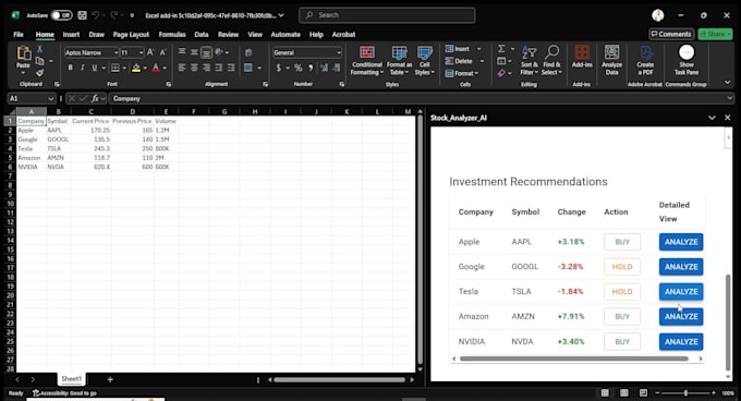 Develop office excel addin plugin by Zain_plugin_dev | Fiverr