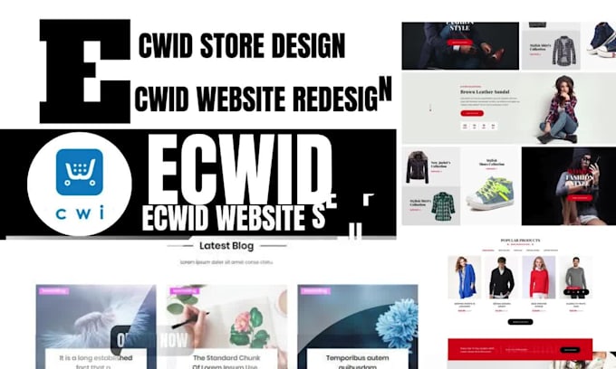 Setup custom ecwid ecommerce store design redesign ecwid website development by Iamecom08 | Fiverr