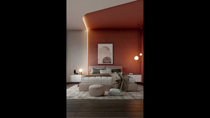 Design an impressive interior with realistic renders by Achreflandolsi ...