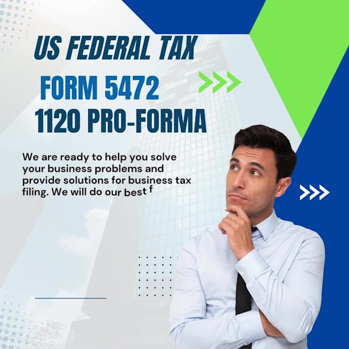 Fill form 5472 form 1120 proforma as tax consultant by Rohitjian89 | Fiverr