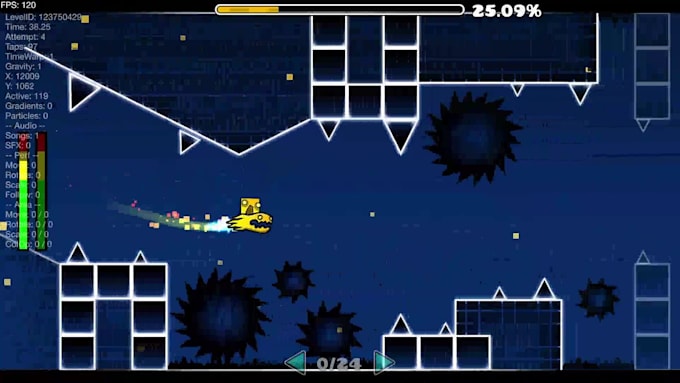 Create you a geometry dash top notch layout by Lemonsdamang | Fiverr