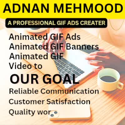 Design gif animated ads and gif animated banners by Adnan2152024 | Fiverr