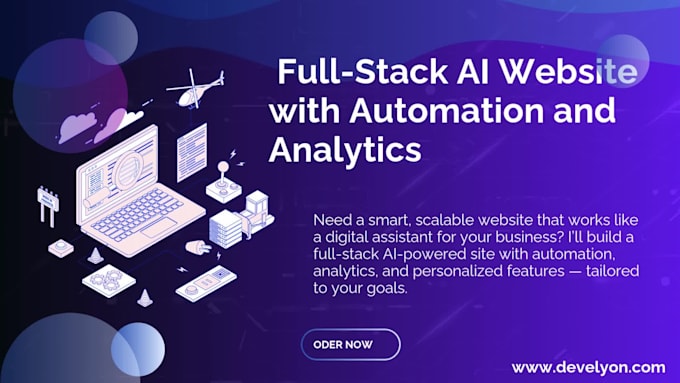 Create a full stack ai website with automation and analytics by Ab_musa ...