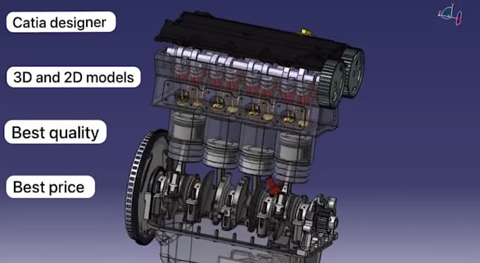 Design 3d models in catia v5 and 3d rendering in keyshot by ...
