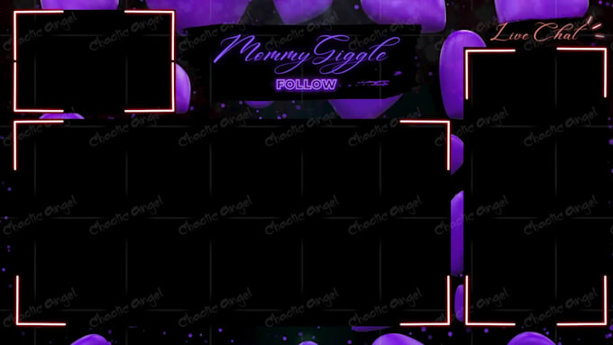 Create a twitch overlay based on your vision by Xchaoticangelx | Fiverr