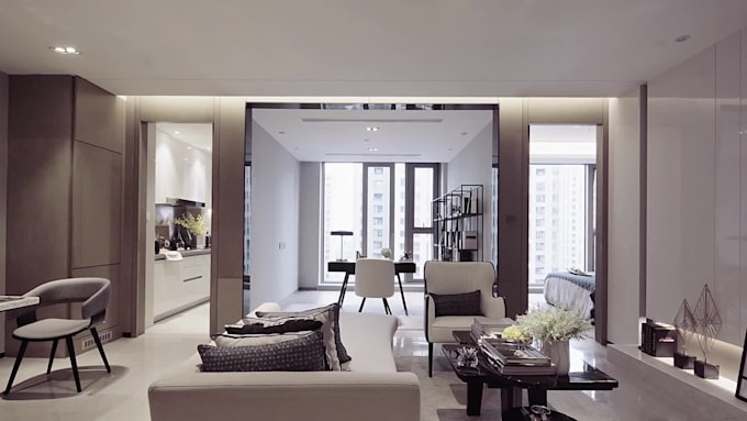 Create high quality interior design, photorealistic 3d visualization by ...