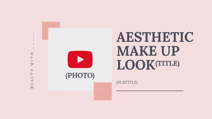 Design amazing minimalist thumbnail by Snprk30 | Fiverr