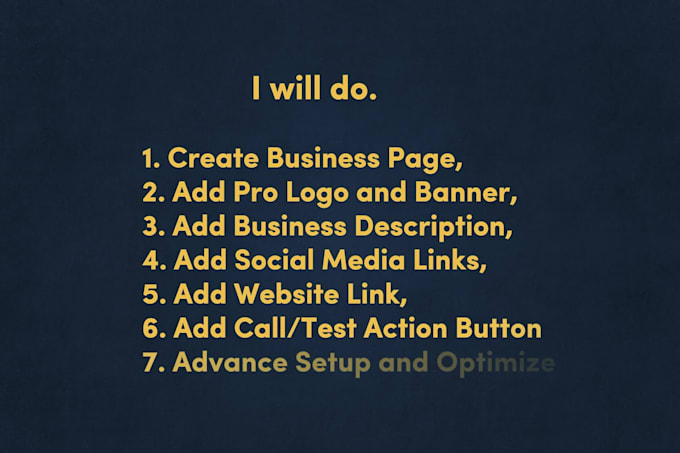 Create facebook business page setup optimization logo banner by ...