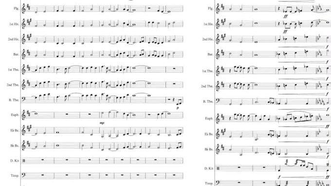 Compose or arrange or music in notation form by Dansephtonmusic | Fiverr