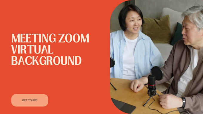 Design a custom zoom virtual background and google meet by Ookor0 | Fiverr