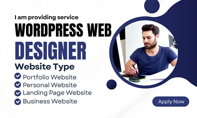 Design a landing page website, personal website, and portfolio website ...