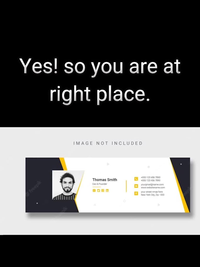 Unique html email signature, front end web developer, html css bootstrap by Web_designer199 | Fiverr