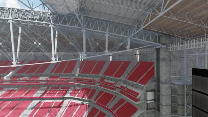 Design 3d stadium animation, gaming arena3d complex sport facilities ...