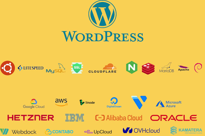 Install and set up wordpress on cloud vps server digitalocean, aws, vultr, linod by ...