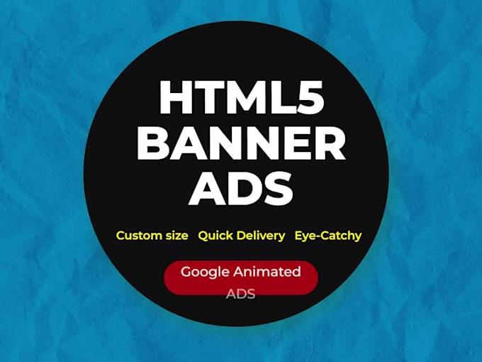 Design animated html5 banner ads for google display by Memonsaeed | Fiverr