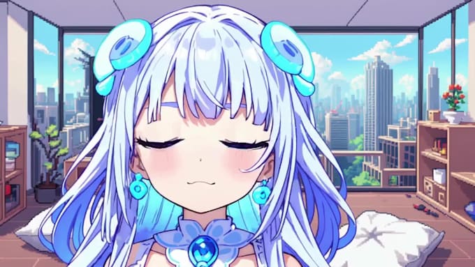 Draw and rig anime vtuber model dakimakura live2d rigging vtube studio ...