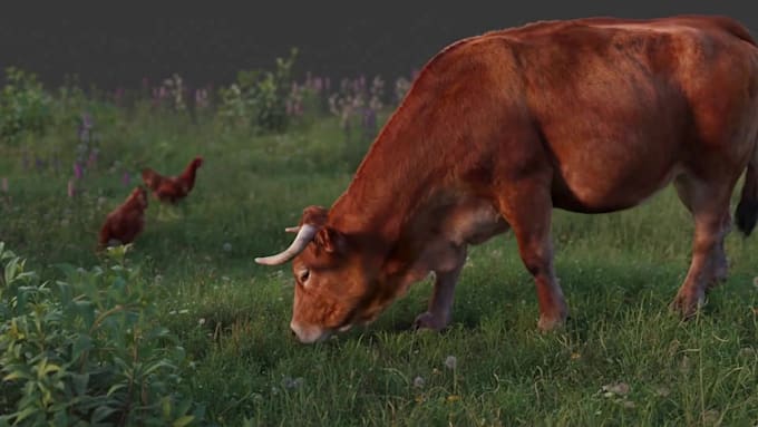 Render 3d animal model, 3d dragon animation, animal rigging, 3d animal ...