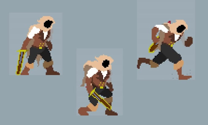 Draw 2d retro pixel game art nsfw pixel art 2d sprite sheet pixel game character