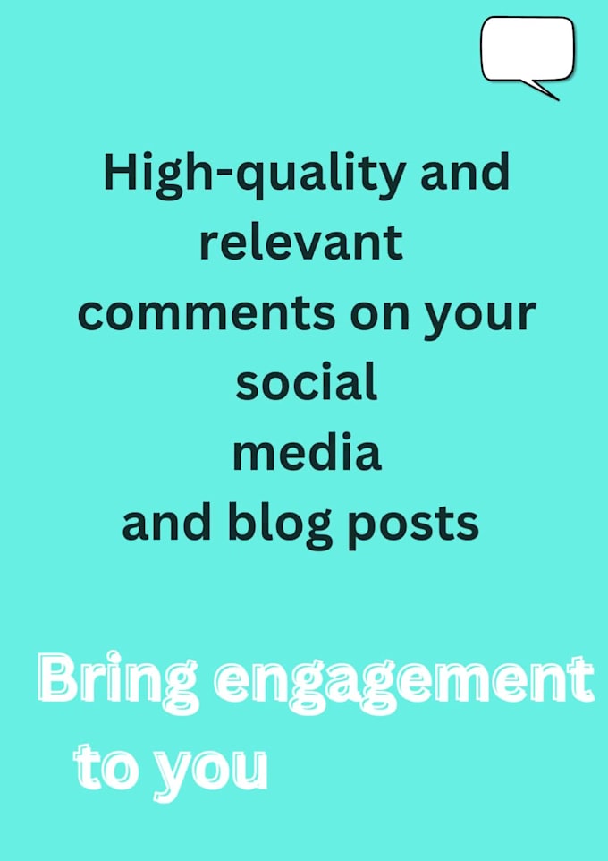 Promote engagement on posts and videos by commenting, liking, and ...