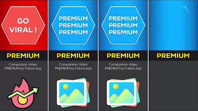 Create animated comparison videos for youtube by Fahmiaziz925 | Fiverr