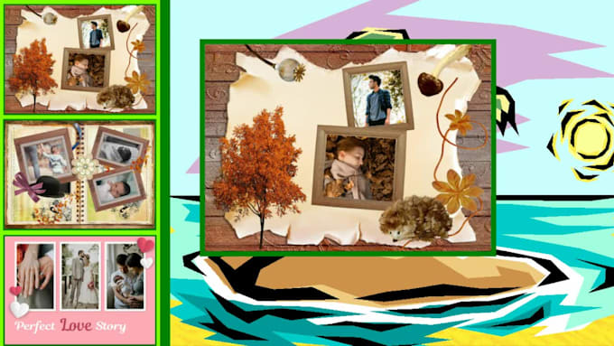 Design a unique collage art and photo slideshow by Sobiajavaid | Fiverr