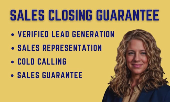 Be sales closer sales representative b2b leads generation appointment setting by Darrellsmith950 ...