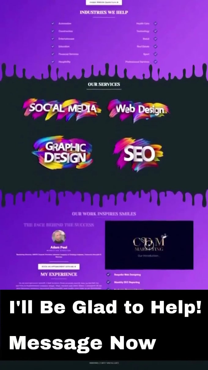 Build or fix cleaning service website by Adampeel646 | Fiverr