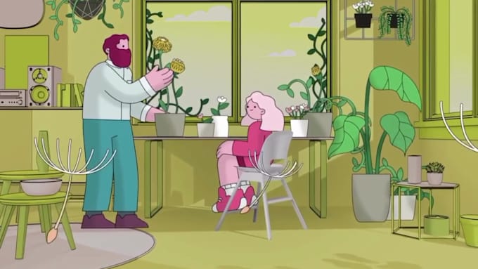 Create 2d frame by frame cartoon animation hand drawn pencil sketch ...