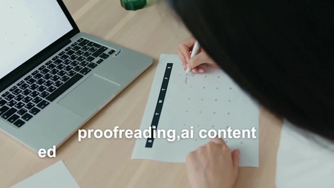 Proofreading,ai content editing,editing,english, proof read by ...