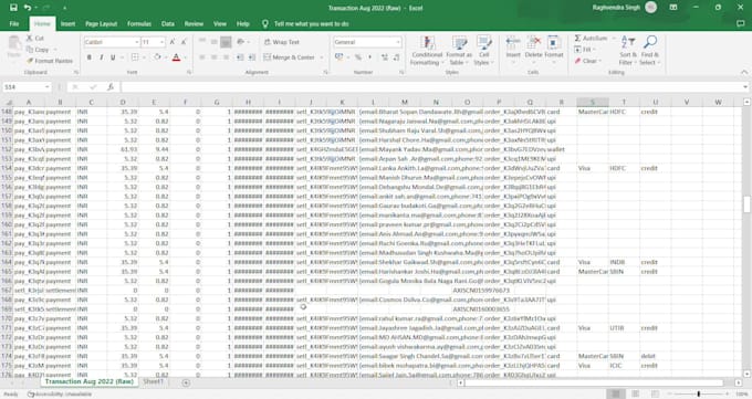 Do ms excel data cleaning, formatting, data cleanup, remove duplicate data by Raghvendrath644 ...
