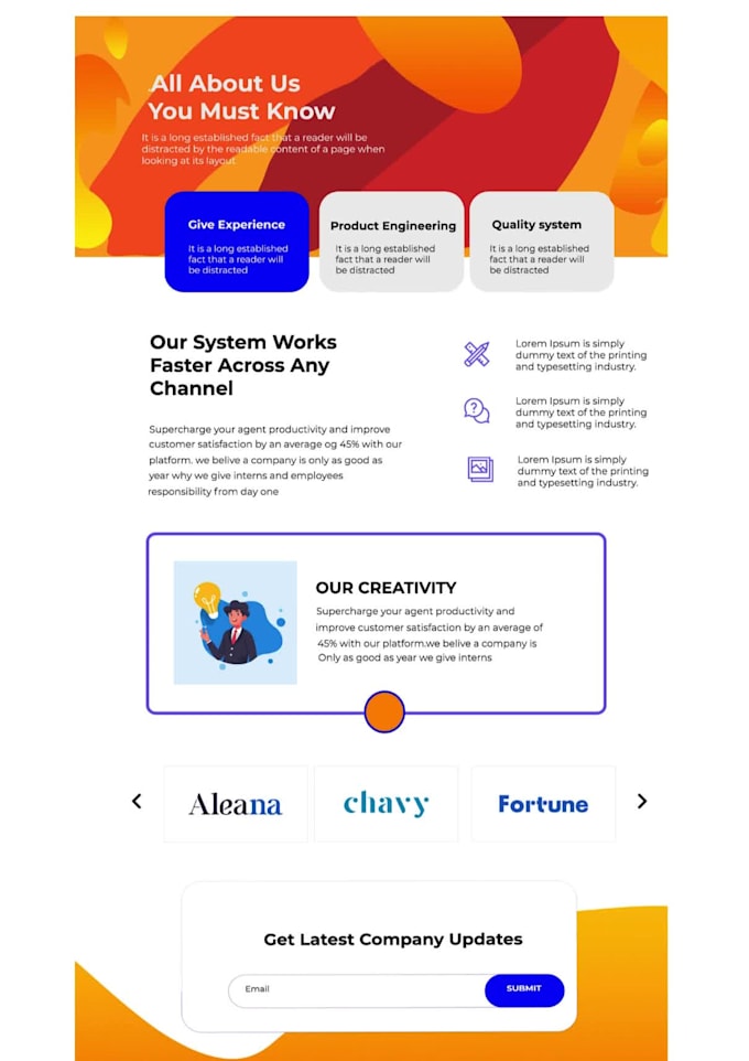Make unique web page design by Marwa12_kristy | Fiverr