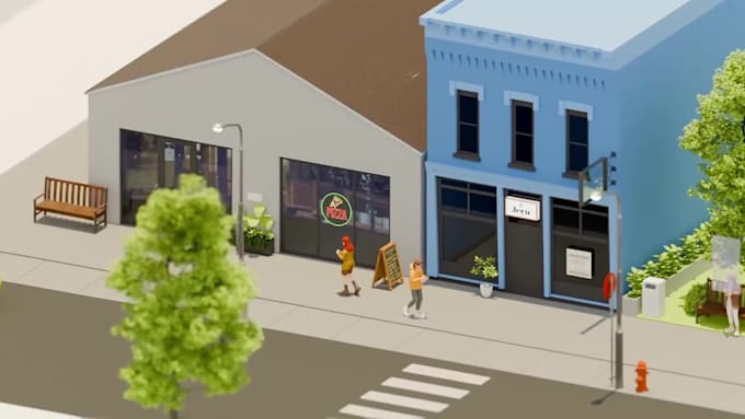 Create stunning custom 3d isometric animated explainer video by Drawndreams2023 | Fiverr