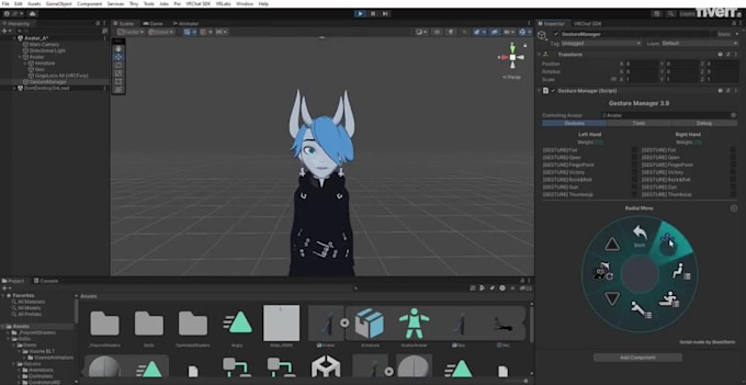Create custom vrchat avatar vrchat 3d avatar vrchat worlds by Fred ...