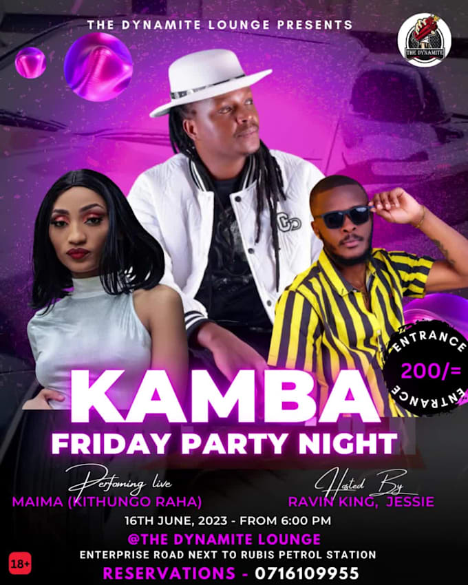 Design eye catching club posters for your next event by Creativespacer ...