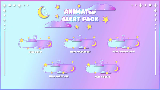 Create custom animated alert w logo for kick, twitch, streaming by ...