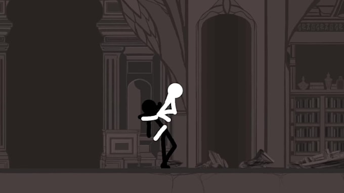 Create dynamic stickman fight or story animation, 2d stick figure by ...