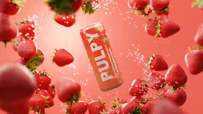 Create 3d beverage bottle animation, 3d commercial video for drinks, 3d ...