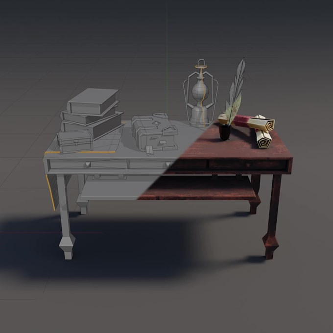 Create stylized game ready 3d models by Kripog | Fiverr