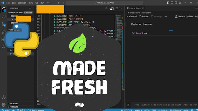 Code Your Professional Python Script Data Analytics And More By Ronaldopaipa Fiverr 