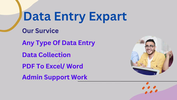 Serve as your virtual assistant and data entry parson by Arshad581 | Fiverr