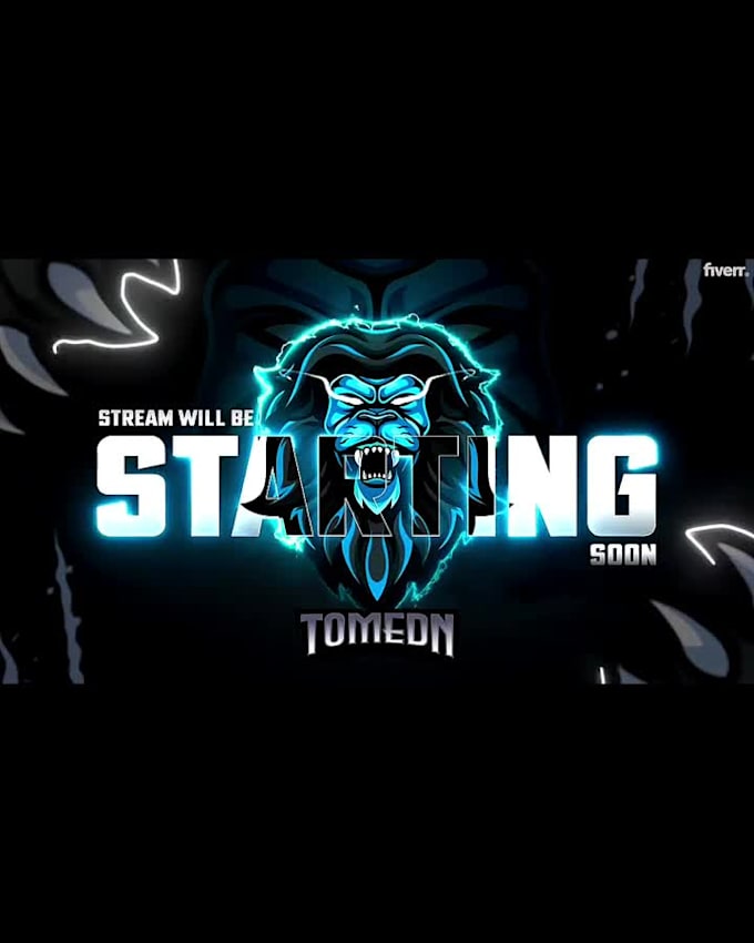 Craft twitch logo, twitch stream overlay, animated overlay, screens by ...