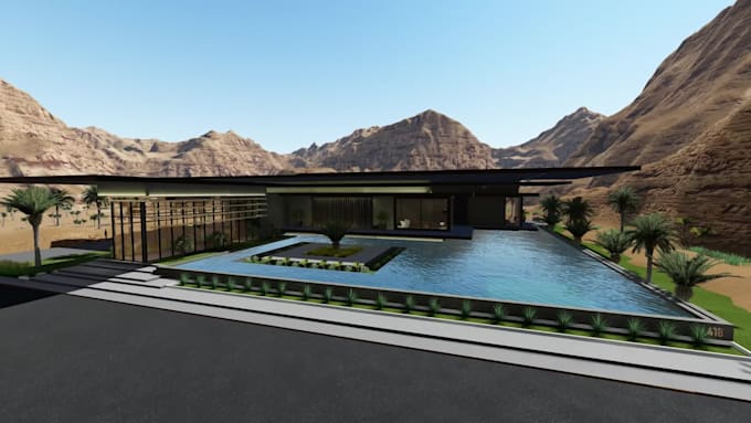 Do architecture 3d modeling and realistic rendering by Fmjdesign | Fiverr