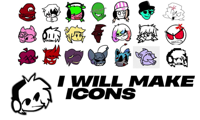 Make fnf icons for you by Isummeditup | Fiverr