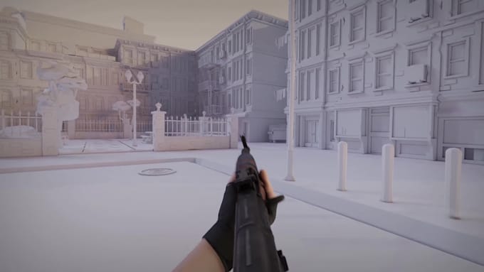 A realistic 3d model for 3d weapon, gun animation, fps animation, game ...