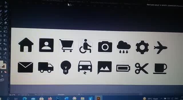 Design unique and elegant custom icons set by Hinavahidy | Fiverr