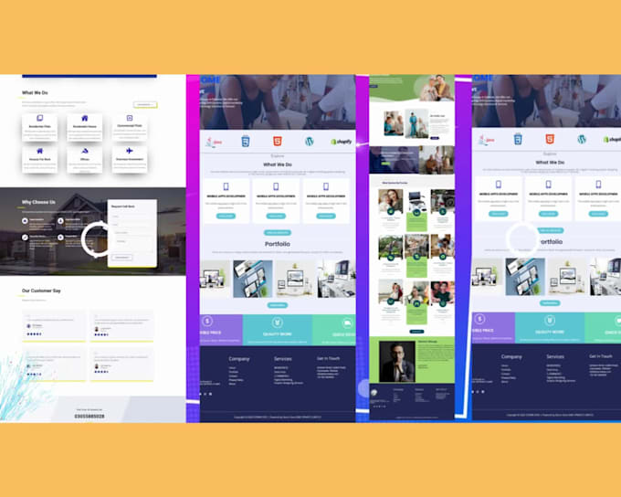 Build a unique responsive wordpress website by Mujahidali400 | Fiverr