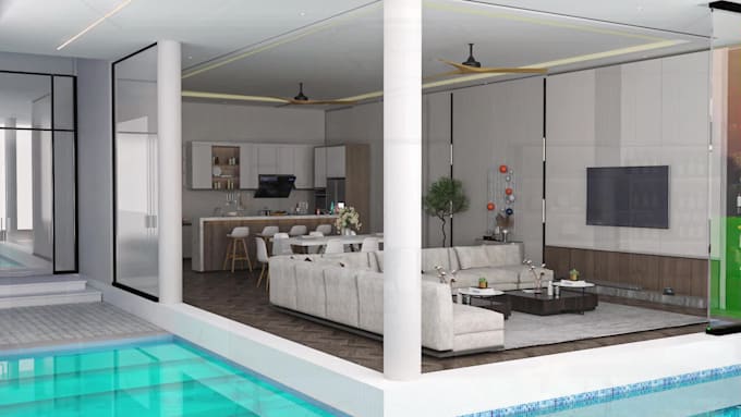 Do 3d chalet house, cabin, cottage, villa, lodge, crib, shack, hut ...