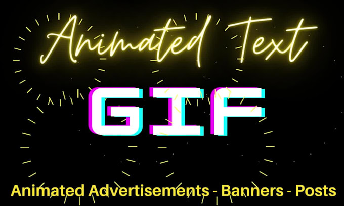 Design gif animated banner and animated gif ads by Dexentali | Fiverr